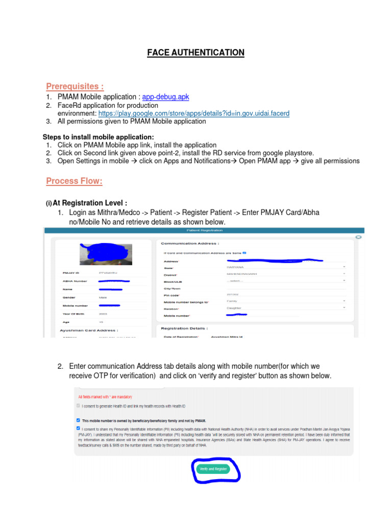 Face Authentication User Manual - 13 - 04-2022 - Updated | PDF | Authentication | Qr Code