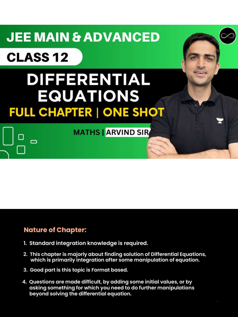 Differential Eqn | PDF | Equations | Ellipse