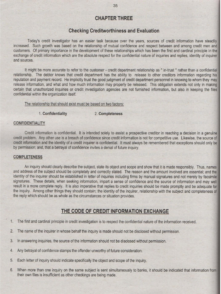 CH3 Credit and Collection | PDF