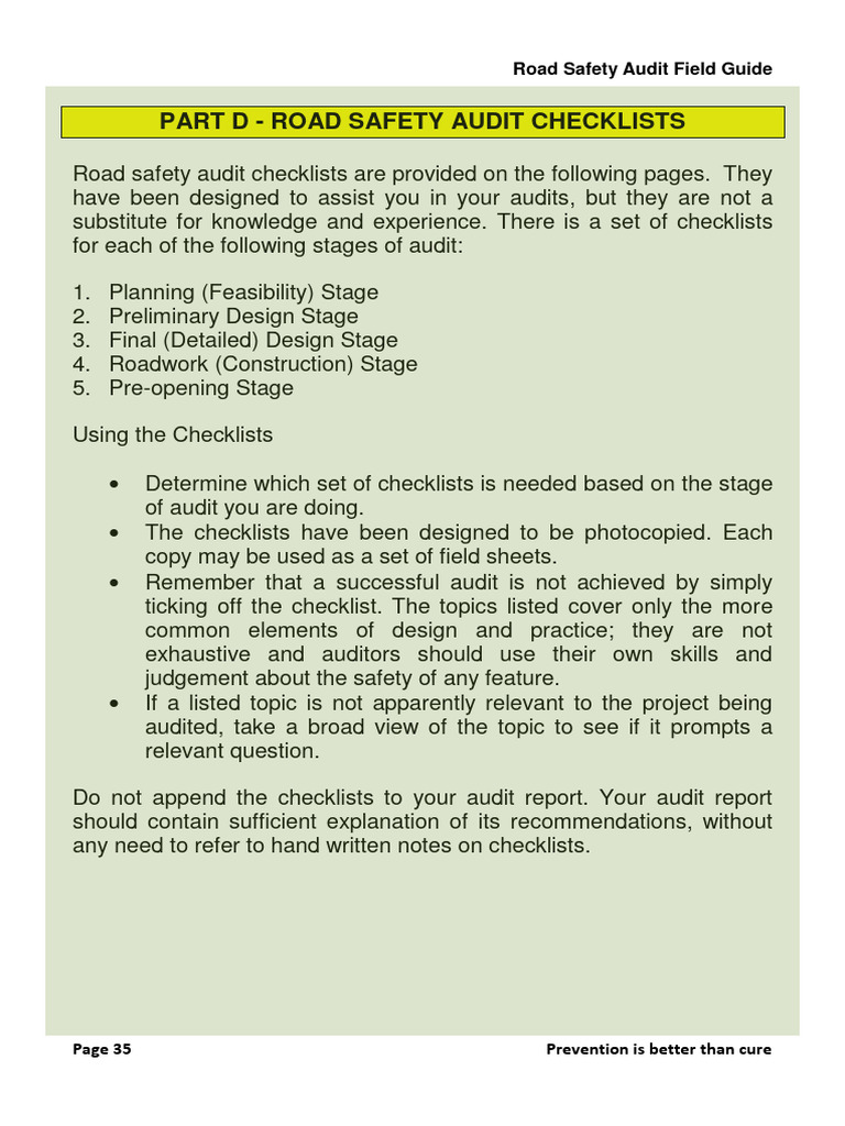 Part D Road Safety Guidelines | PDF | Road | Intersection (Road)
