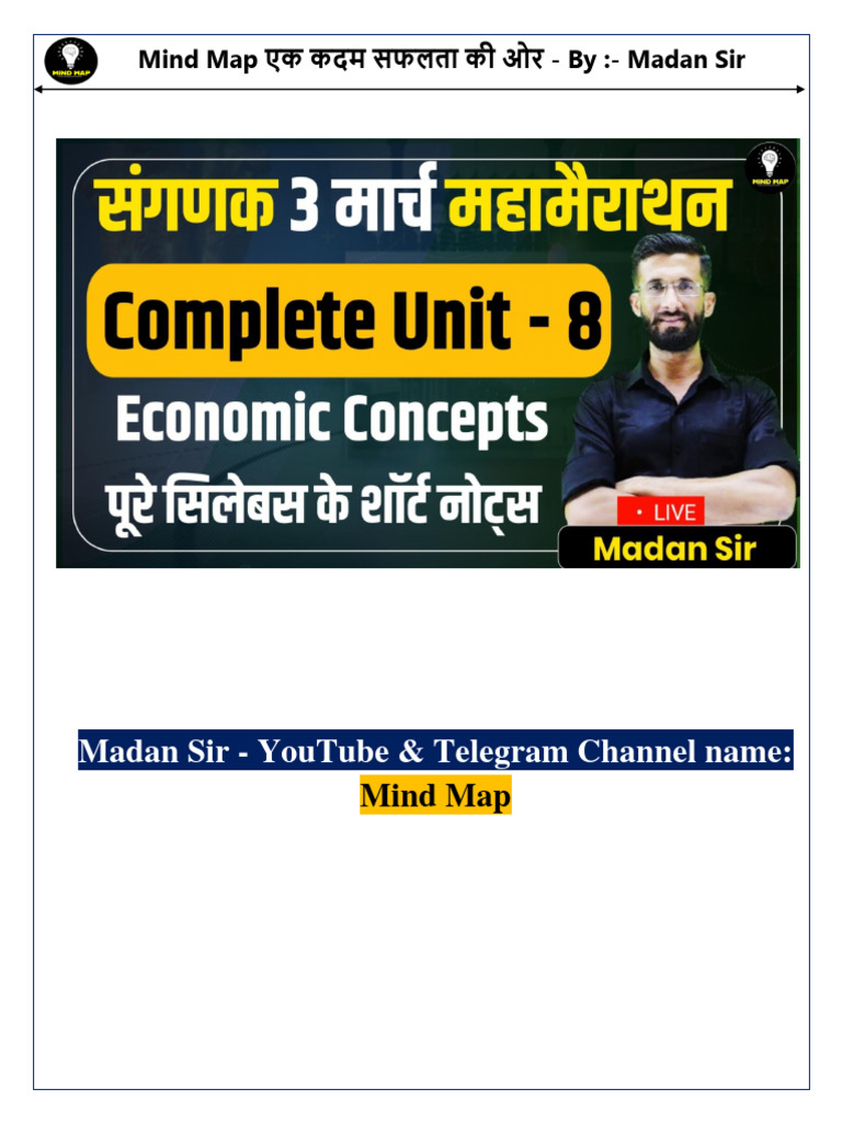 Economic Concepts - Upload | PDF