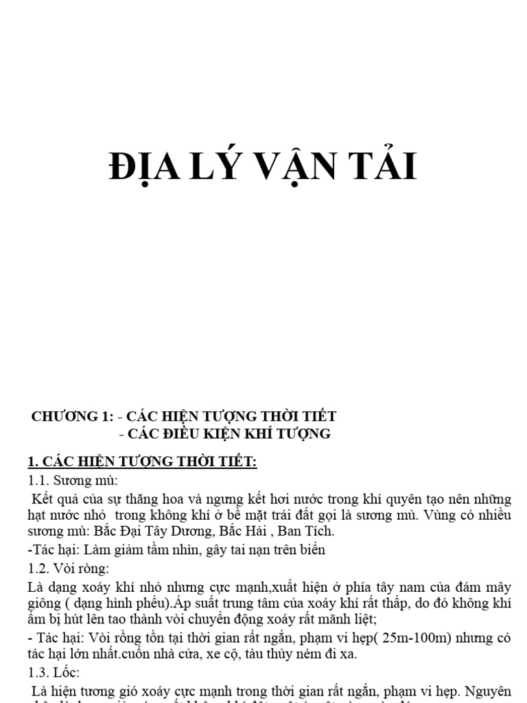 Bai Giang Dia Ly Van Tai 5141 | PDF