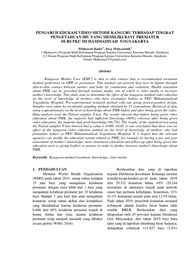 Artikel Ilmiah | PDF | Scientific Method | Human Development
