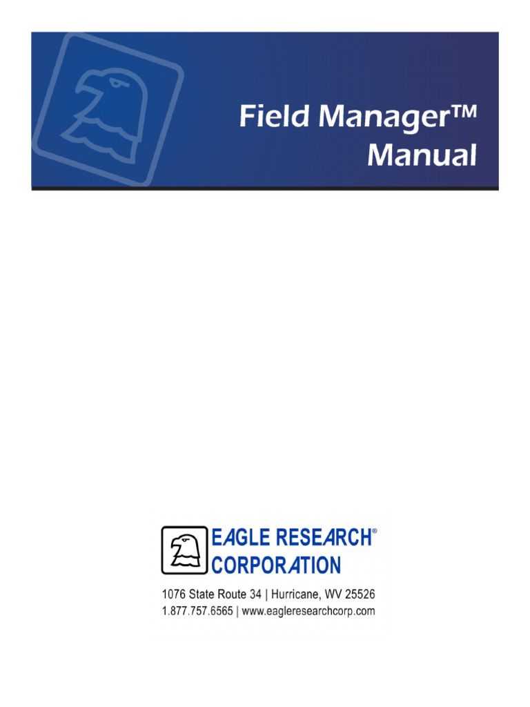 Field Manager Manual | PDF | Point And Click | Window (Computing)