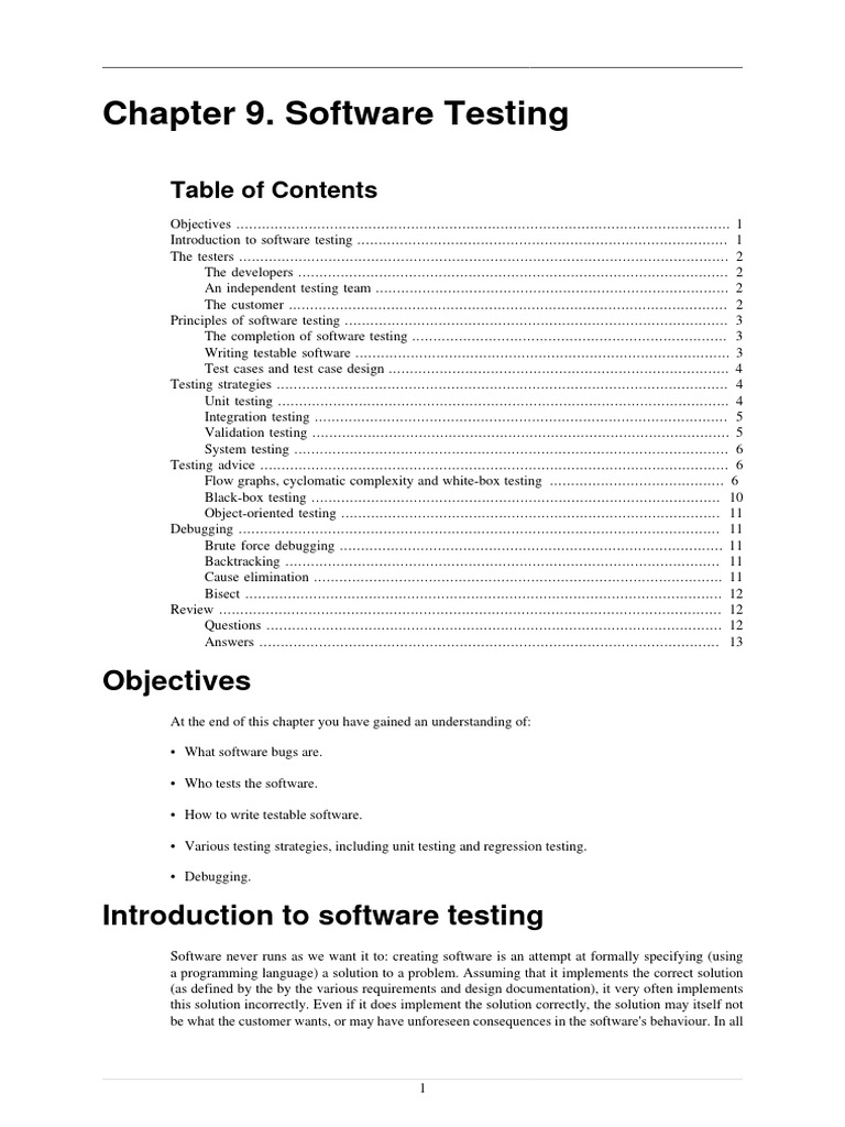 CHP 09 | PDF | Software Testing | Unit Testing