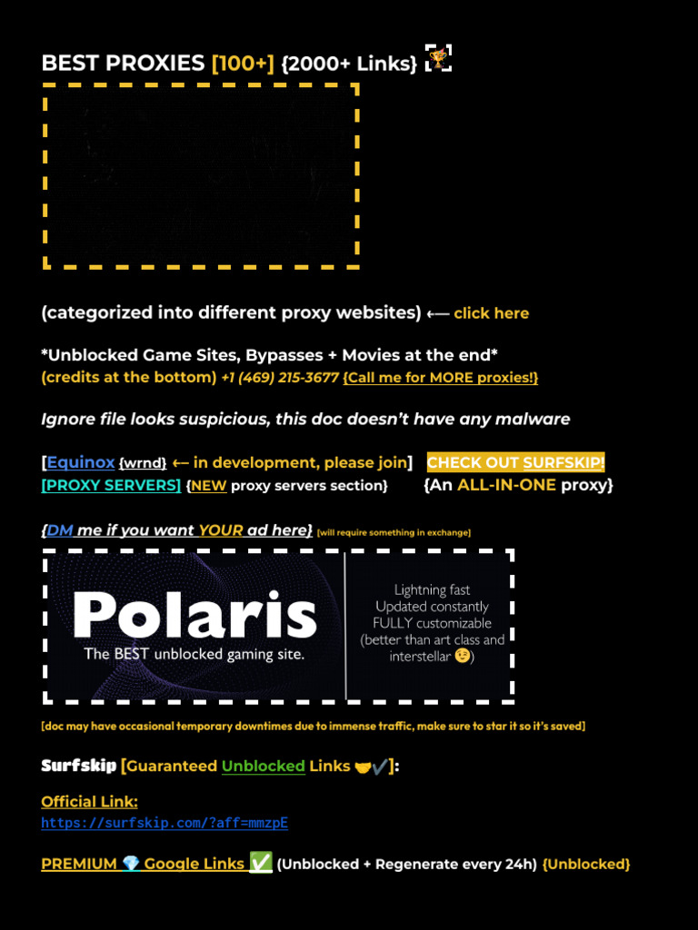Proxies (100+) | Download Free PDF | Proxy Server | Internet Ethics