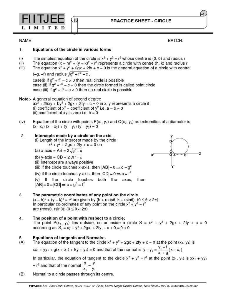 CIRCLE Theory | PDF | Elementary Geometry | Mathematical Objects