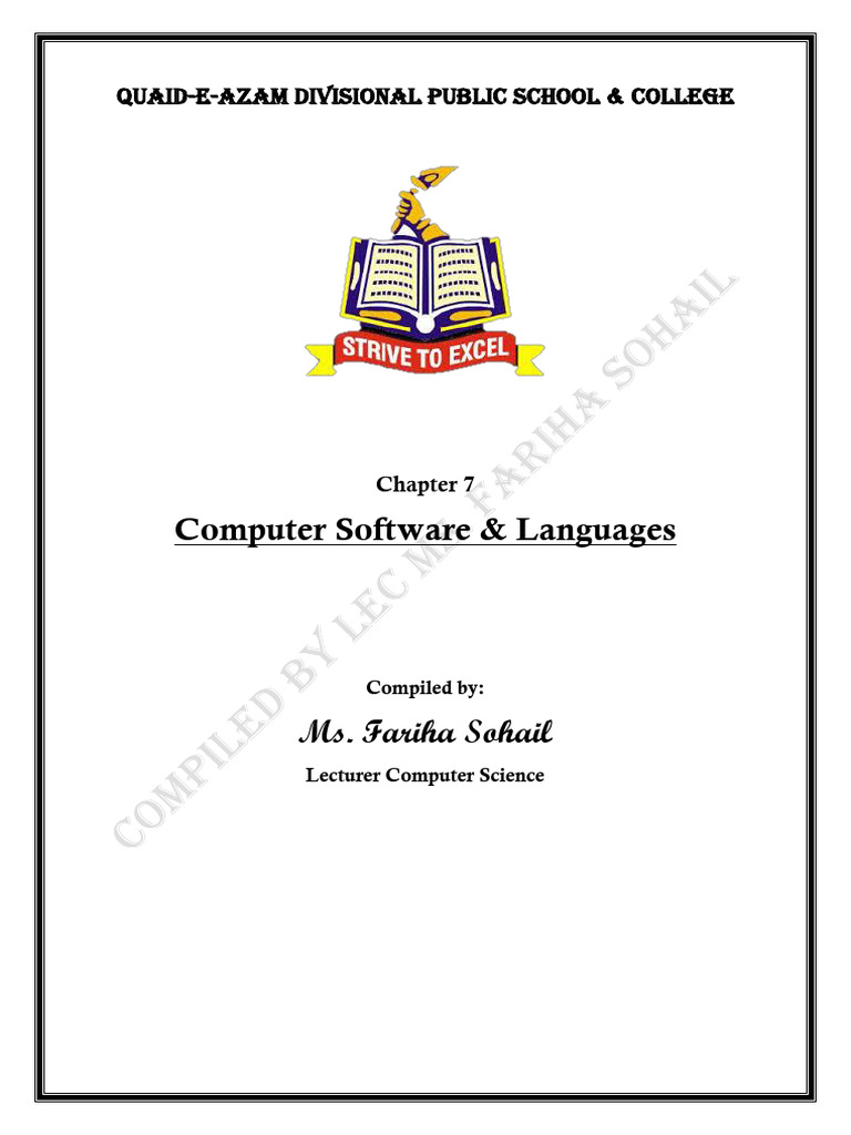 Computer Class 7th Winter Vacation HW | PDF | Computer Programming ...