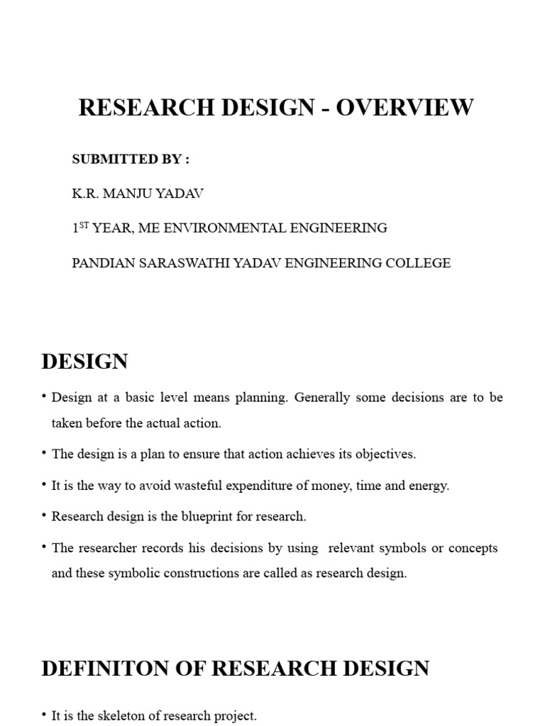 Research Design | PDF | Research Design | Experiment