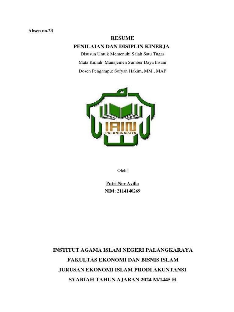 Resume MSDM KEL.5 | PDF | Karier & Perkembangan