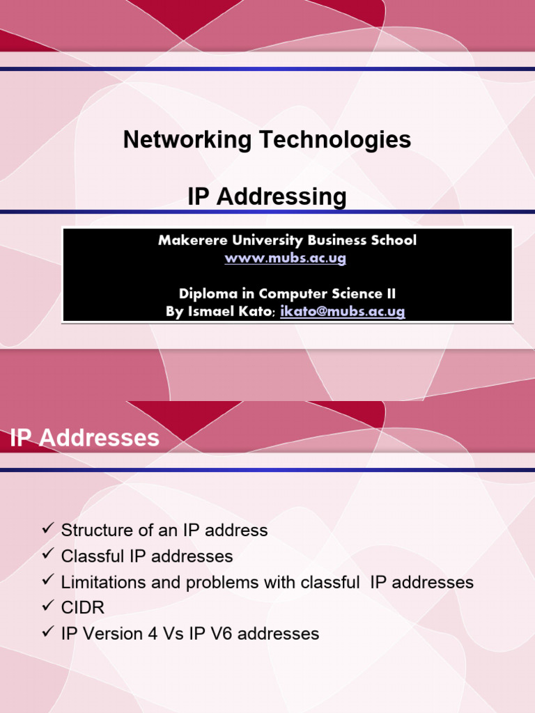 IP Addressing | PDF | Ip Address | I Pv6