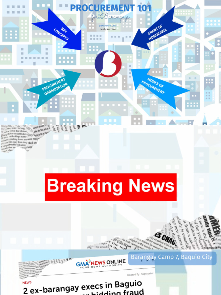 Barangay Procurement 101 | PDF