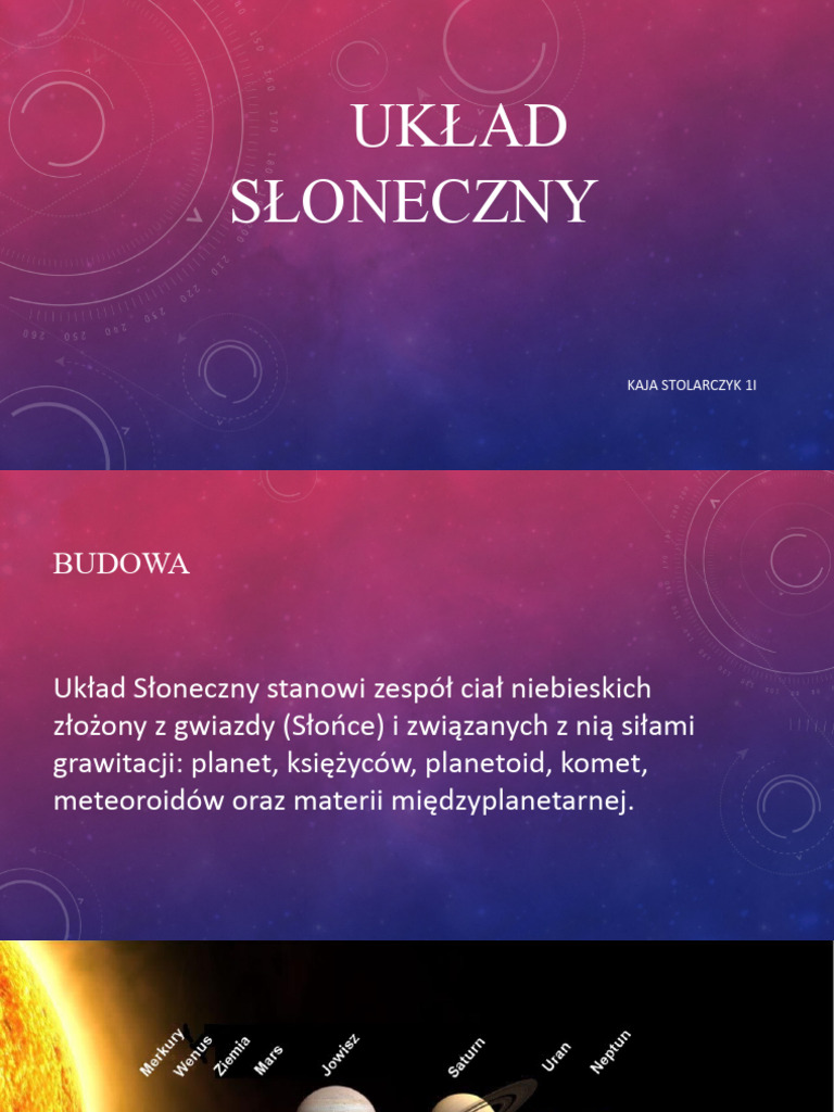 Uklad Sloneczny | PDF