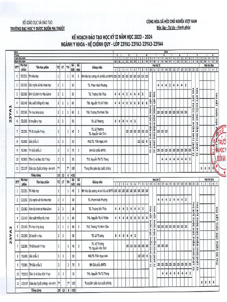 KHĐT + TKB 23ya | PDF