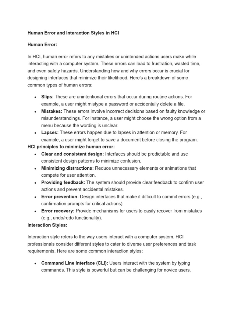 Human Computer Interface 3 Pdf Human Computer Interaction Conceptual Model