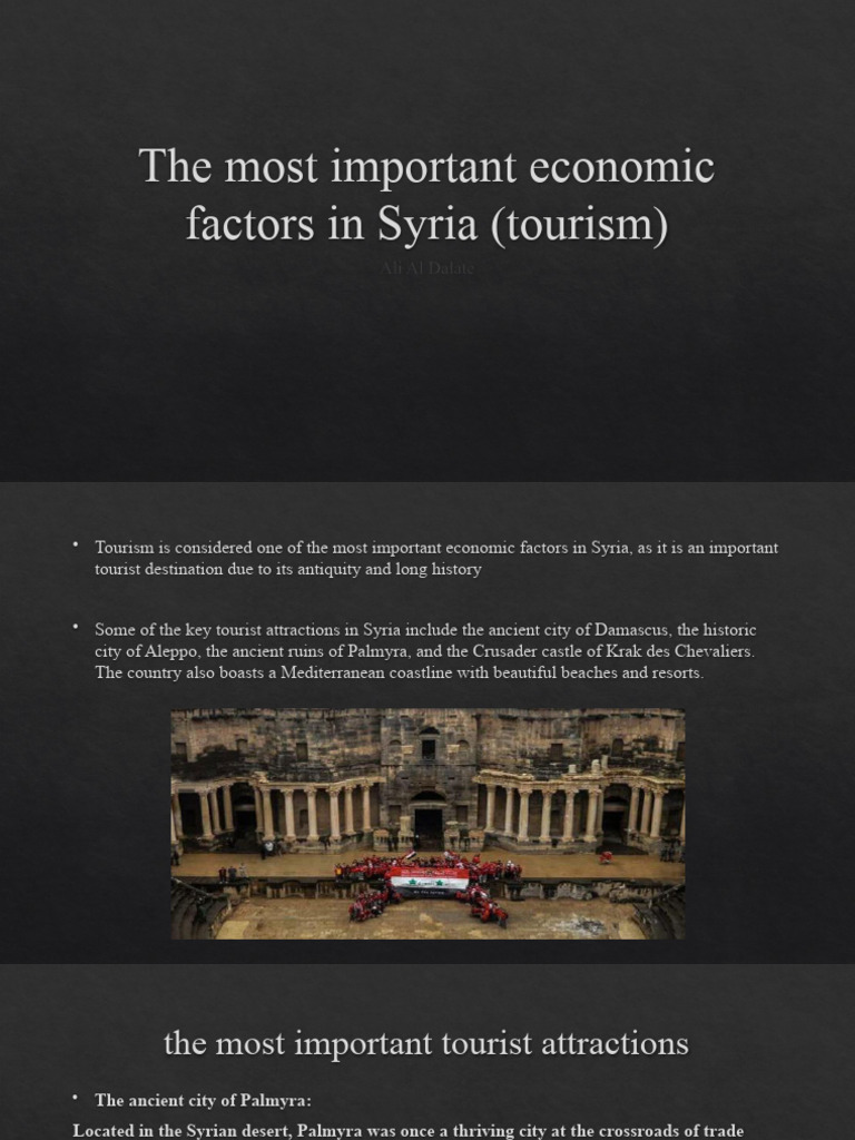 The Most Important Economic Factors in Syria ( | PDF | Art