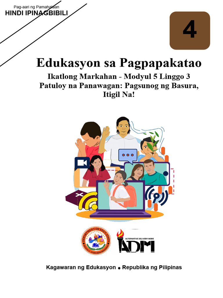 Esp4 - q3 - Mod5 - Pagsunog NG Basura Itigil Na - v2 | PDF