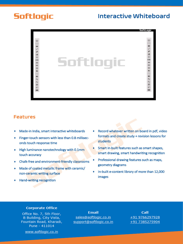 Smart Interactive Whiteboards Features | PDF | Touchscreen