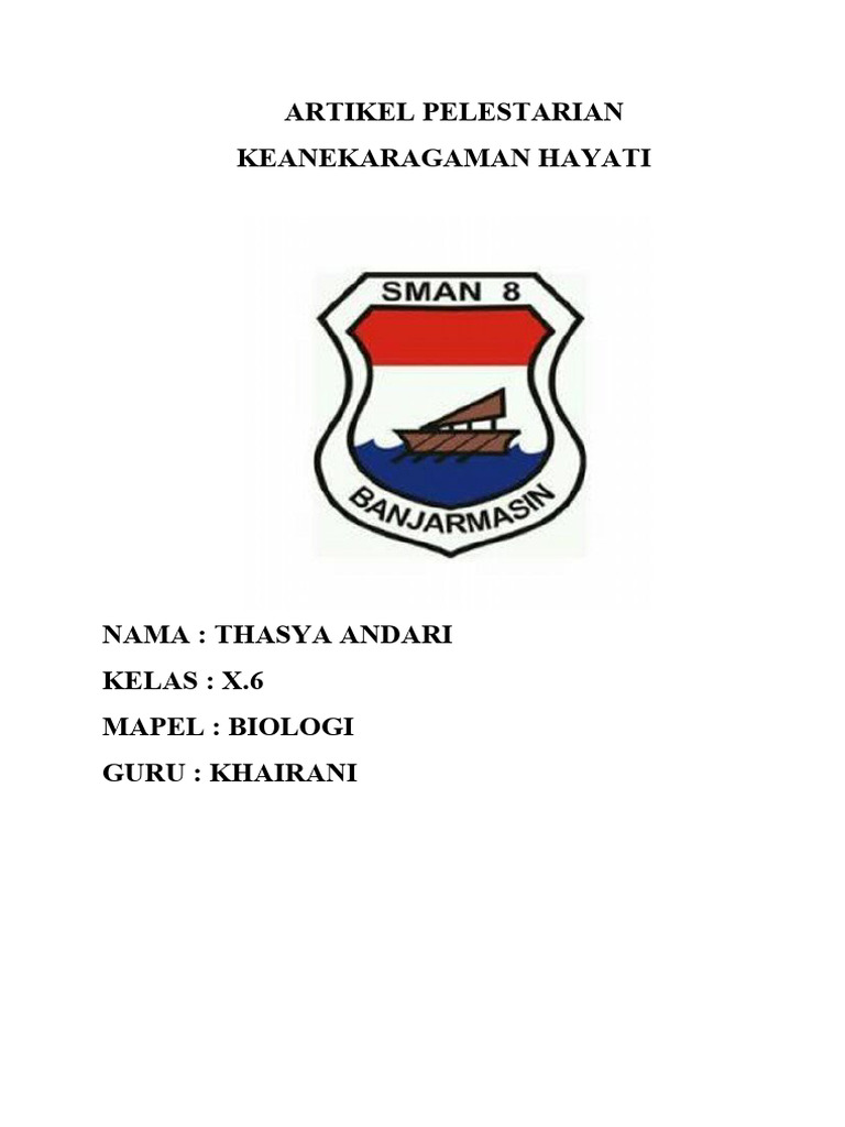 Tugas Keanekaragaman Hayati ICA | PDF