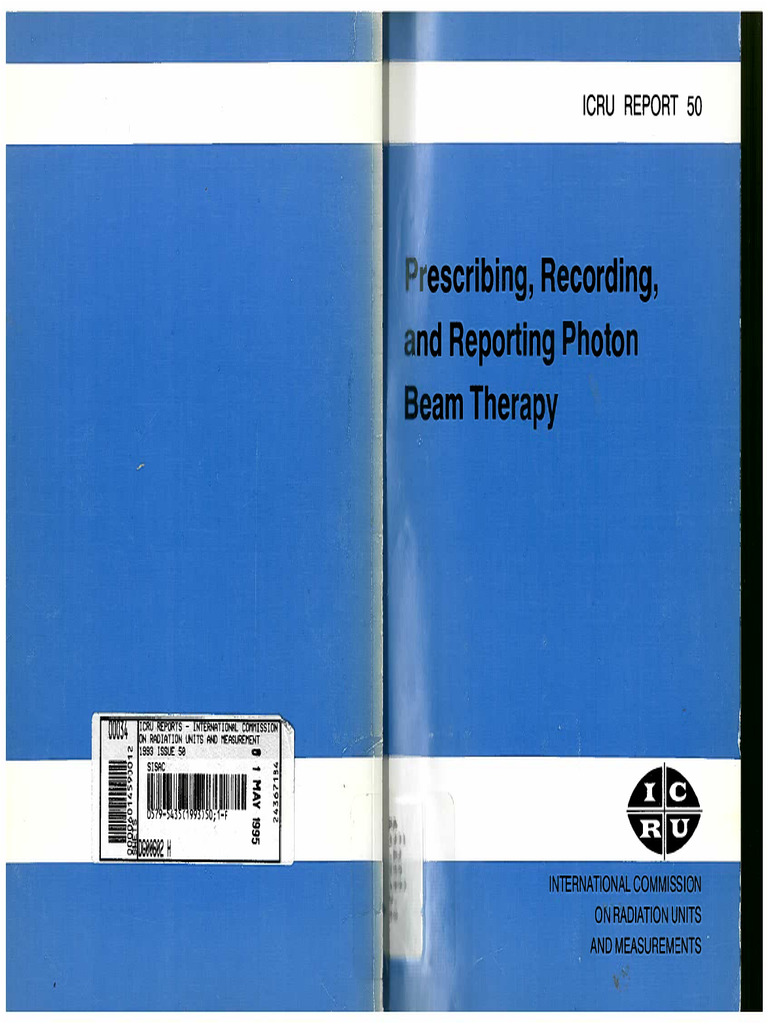 Icru Report 50 | PDF