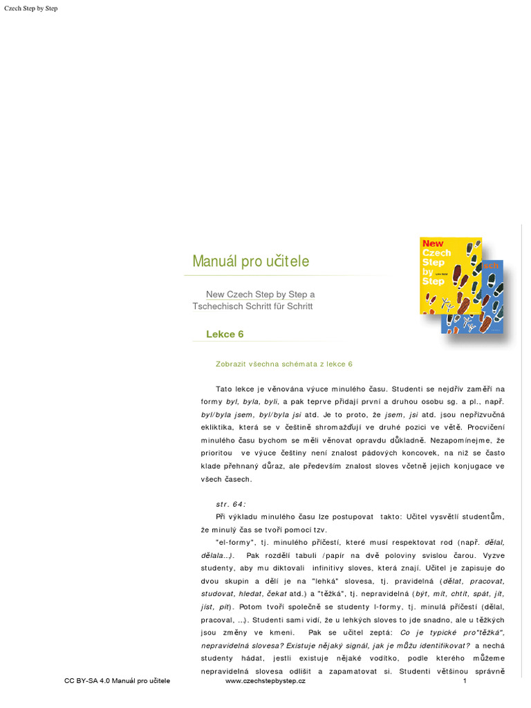 CzechStepbyStep TM 06 | PDF