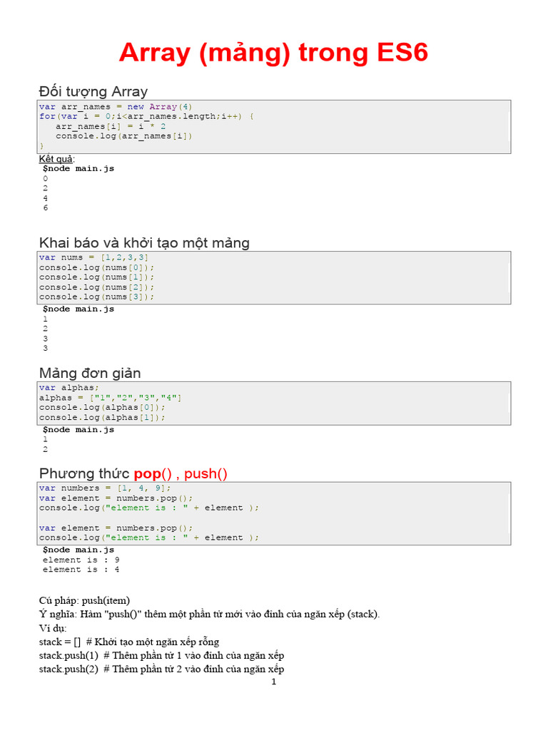 Es6 ARRAY Ok | PDF