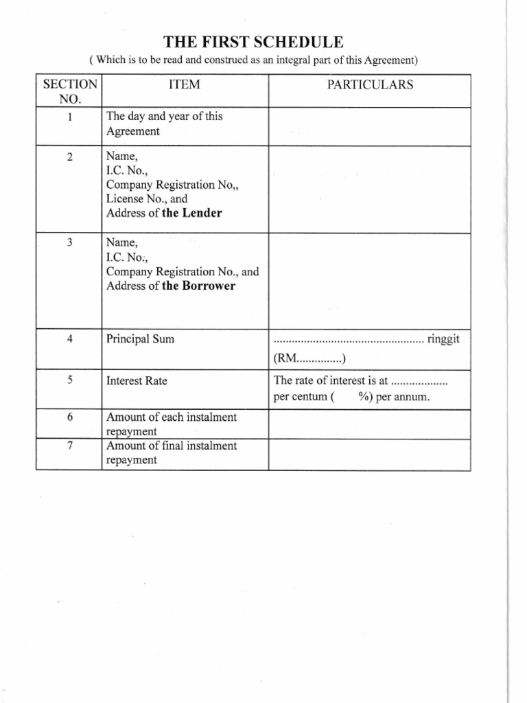 Form J | PDF | Loans | Interest