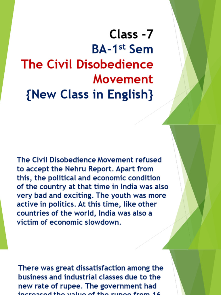 Civil Disobedience Movement | PDF | Mahatma Gandhi