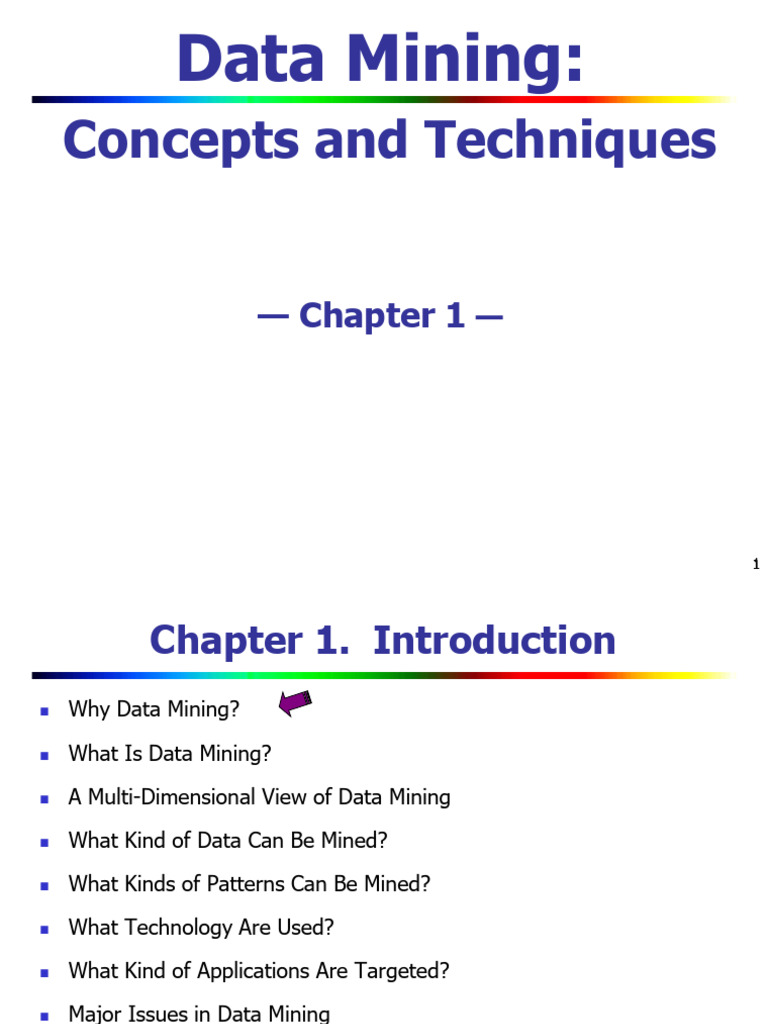 Module -1 -DM | PDF | Data Mining | Data Warehouse