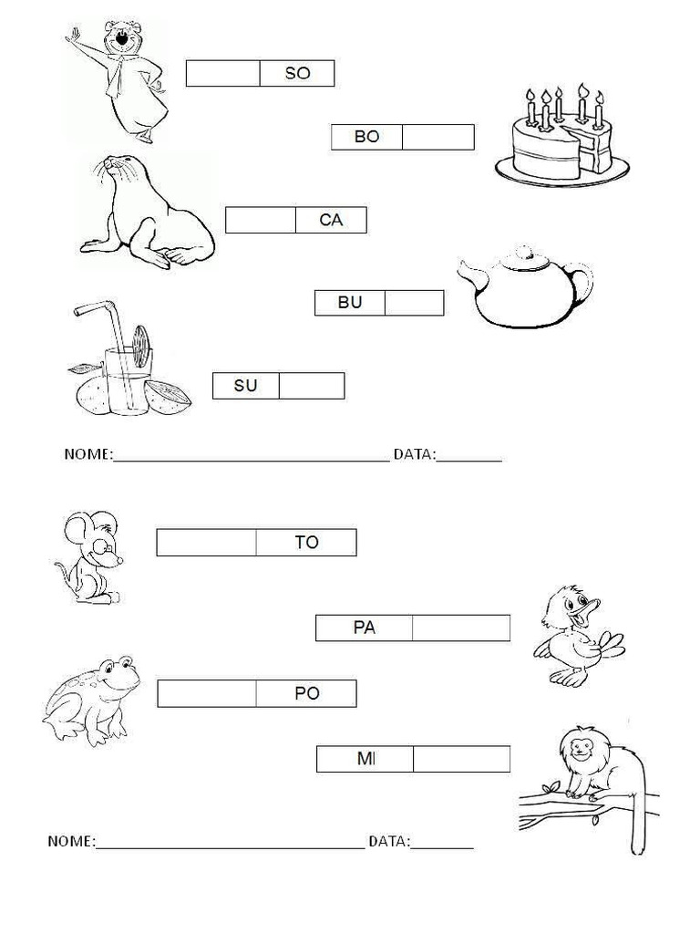 Completar Silabas | PDF