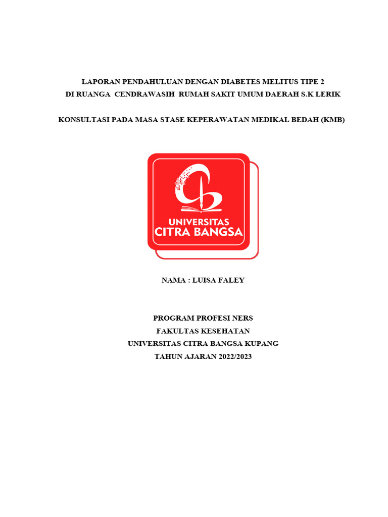 LP & LK DM Tipe 2 | PDF | Kesehatan Holistik | Sains & Matematika