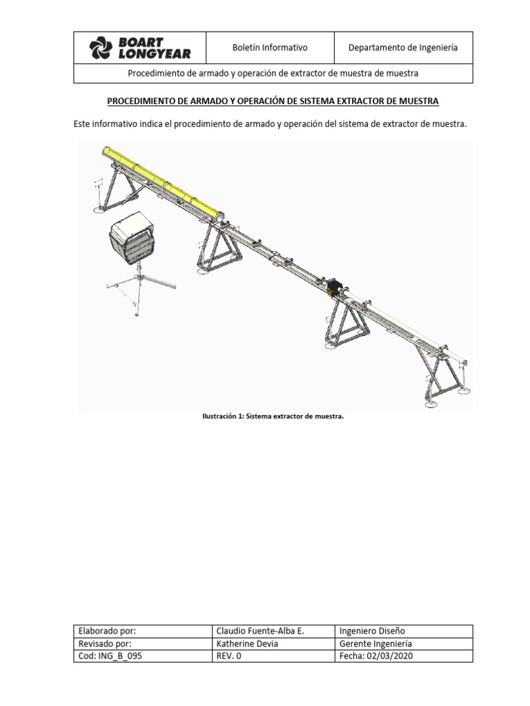Procedimientos de Extractor de Muestra | PDF | Ingeniería