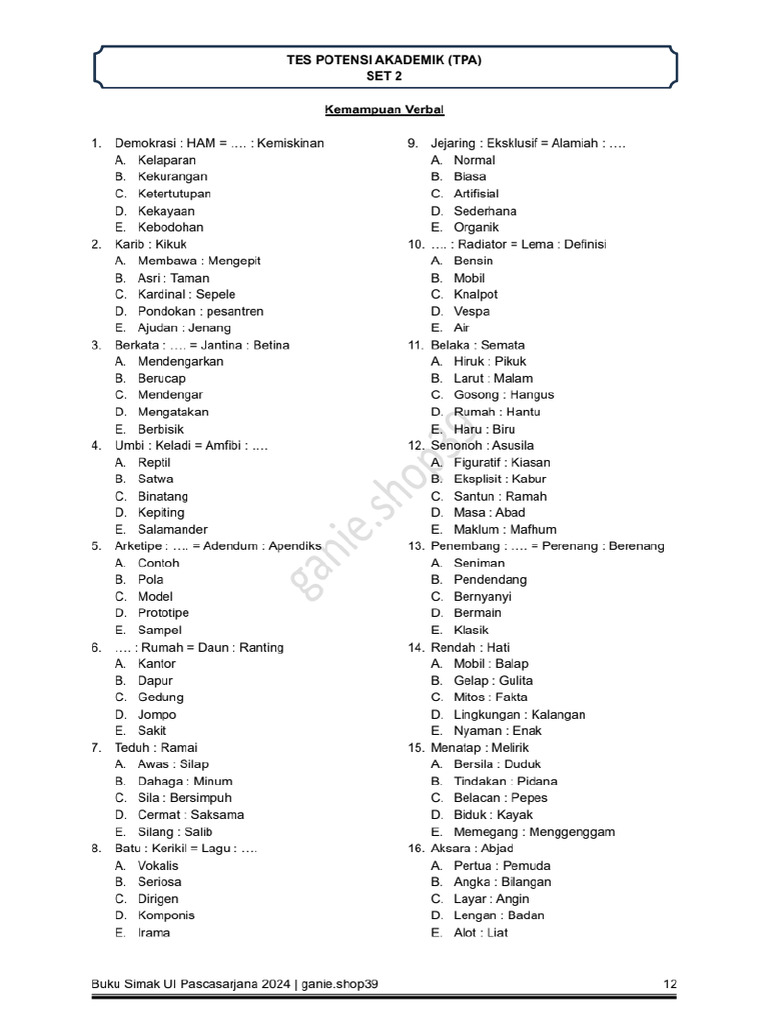 3soal Tpa Set 2 1600 Pdf Gdrive Vip Pdf