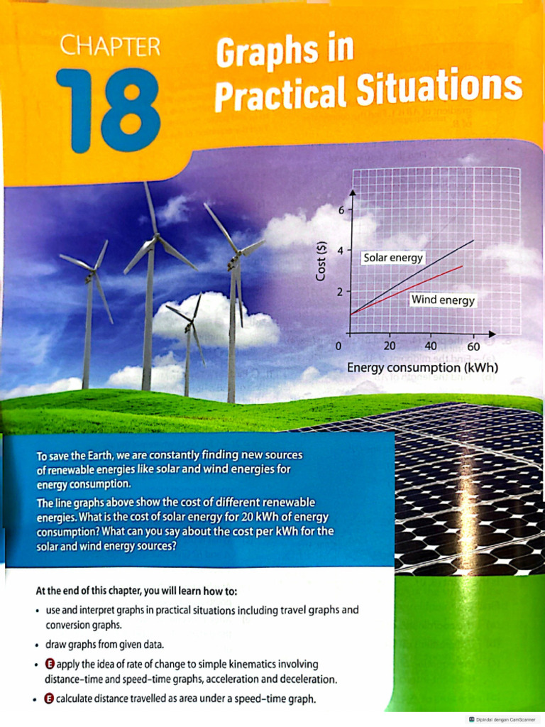 IGCSE MATHEMATICS MARSHALL CAVENDISH Chapter 18 Graphs in Practical Situations | PDF