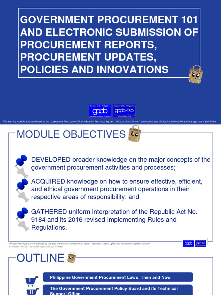 Day 1 - 2023 MLGU - Government Procurement 101 and Electronic Submission of Procurement Reports ...