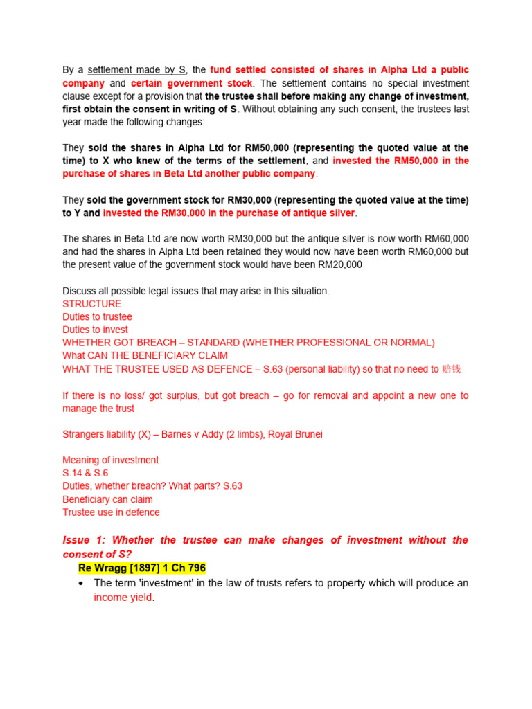 Tuto 12 (Week 14) | PDF | Diversification (Finance) | Investing