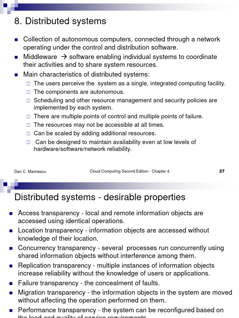 Lecture 11 Distributed And Multicore Systems Pdf Parallel Computing Multi Core Processor