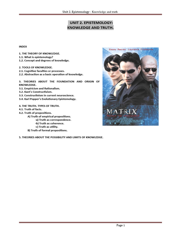 02 - Epistemology | PDF | Rationalism | Knowledge