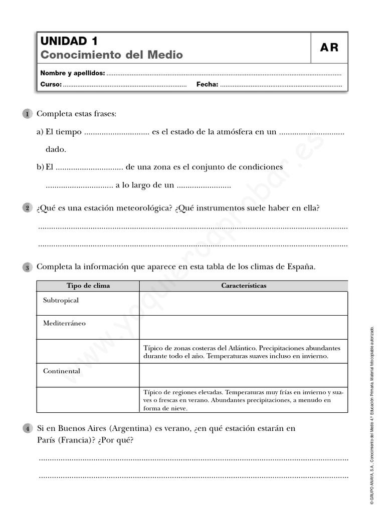 conoc | PDF | Clima | Naturaleza