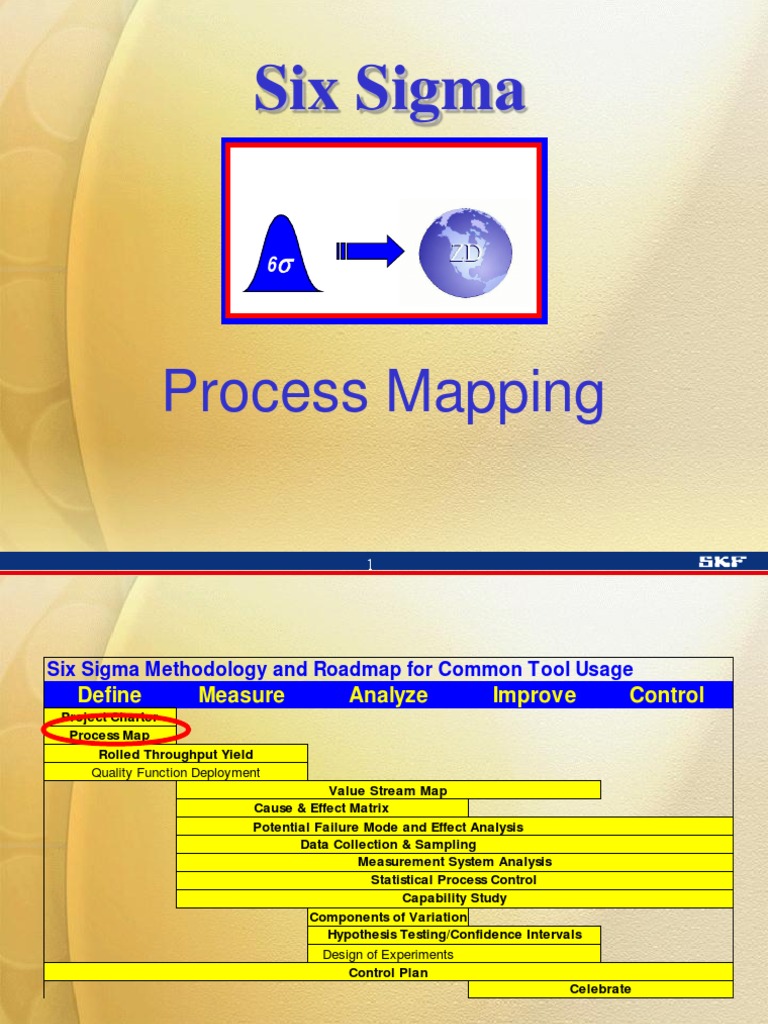 6 Sigma Process Mapping | PDF | Six Sigma | Standard Deviation