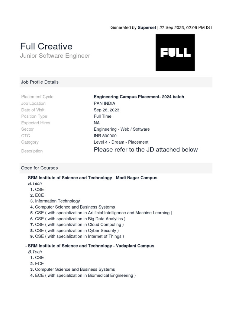 Junior Software Engineer | PDF | Engineering | Electronic Engineering