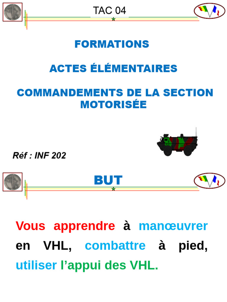 Actes Élémentaires en Combat Motorisé | PDF | Artillerie | Militaire