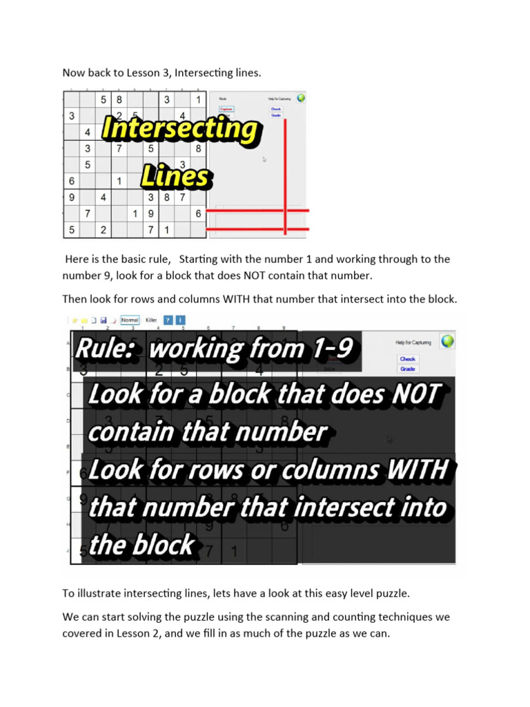 3 Using Intersecting Lines | PDF