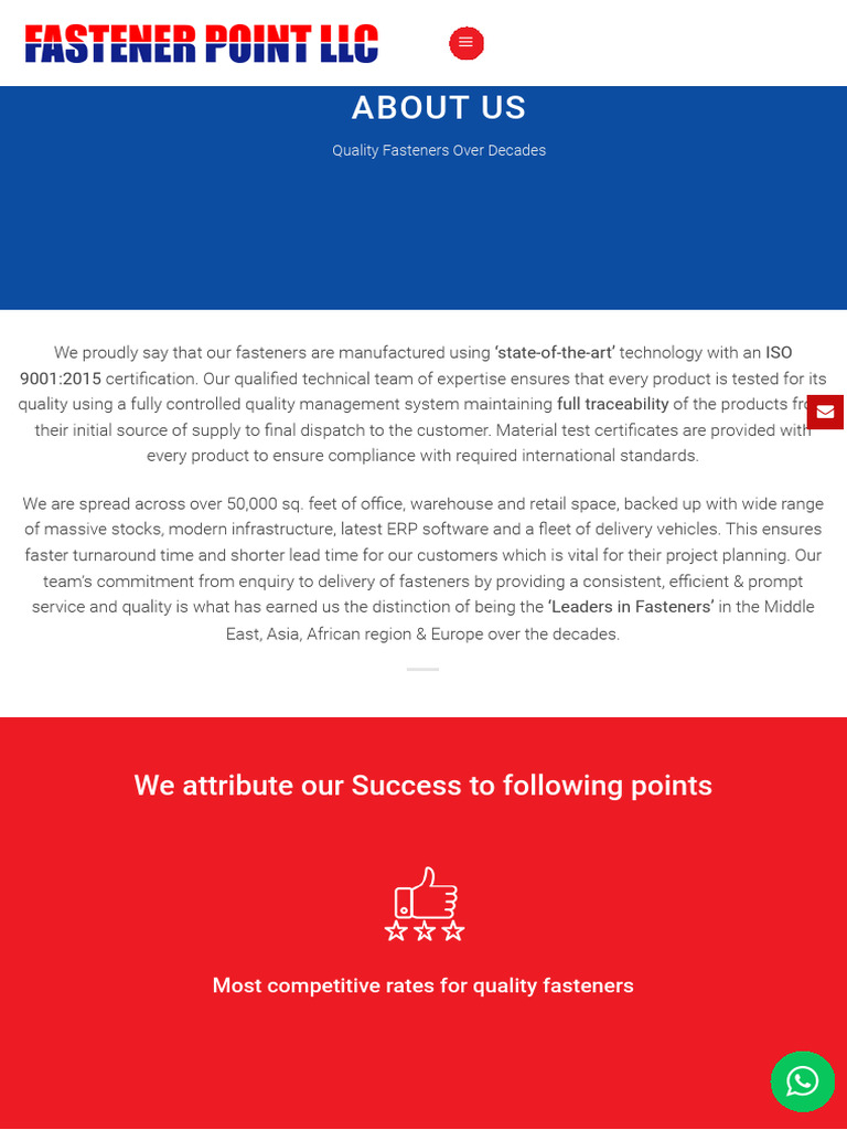 About - Fasteners Point LLC | PDF | Gulf Cooperation Council | United ...