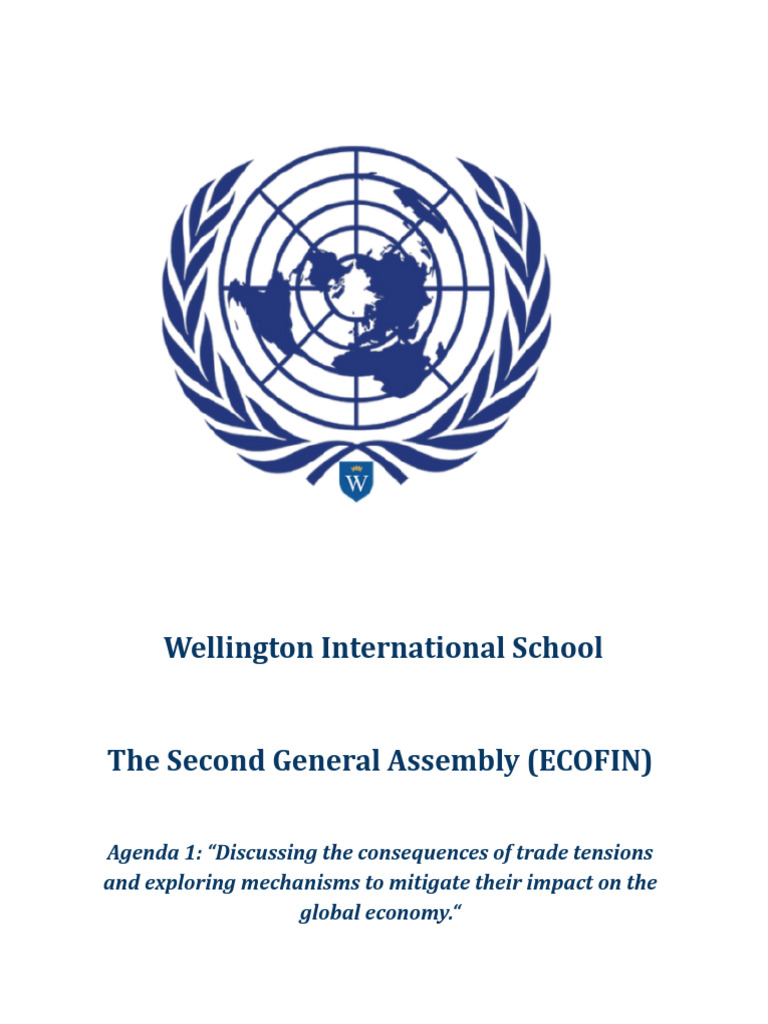 WISMUN - ECOFIN Background Guide | PDF | Refugee | Protectionism