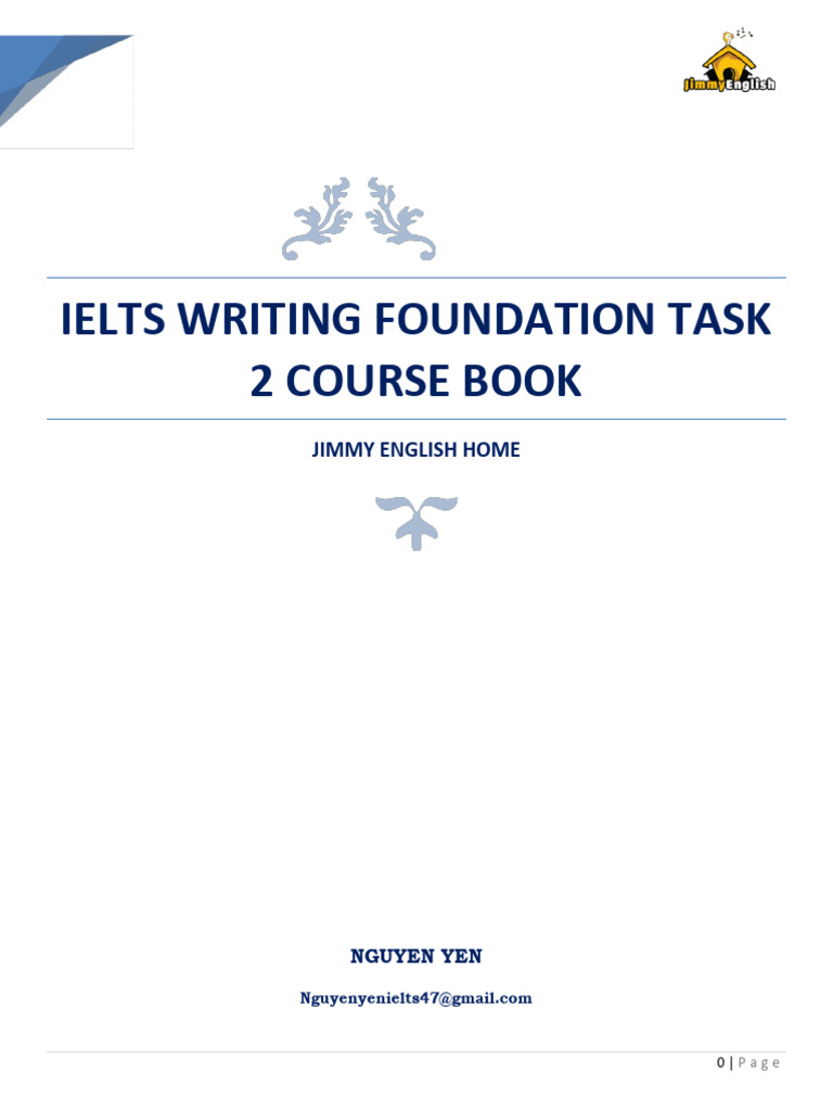 Ielts Writing Task 2 Course Book Foundation | PDF | Sentence ...