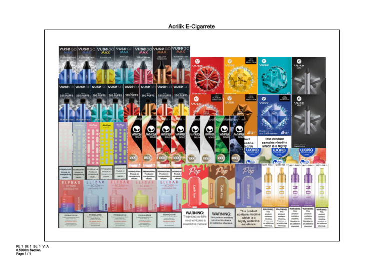 Planogram Akrilik E Cigarette | PDF