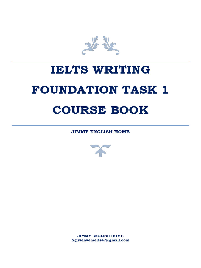 Ielts Writing Task 1 Course Book Foundation | PDF | English Language | Adjective