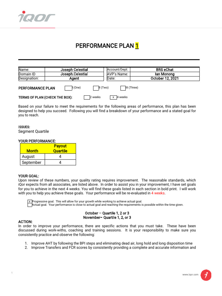 PIP Form | Download Free PDF | Business
