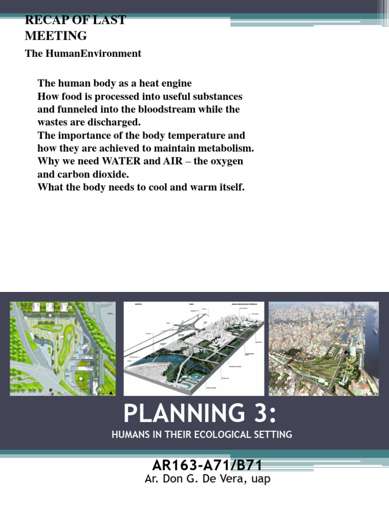 02 Humans in Their Eco Setting | PDF | Ecology | Sociology